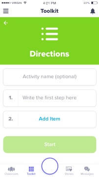 Classroom Directions App - A Tool to Display Directions for Your Class ...
