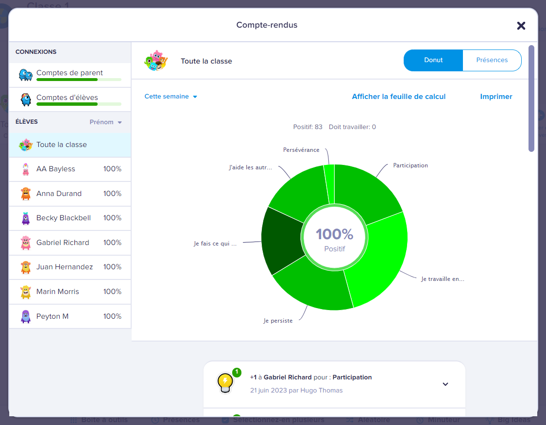 View and Print Attendance Reports – ClassDojo Helpdesk