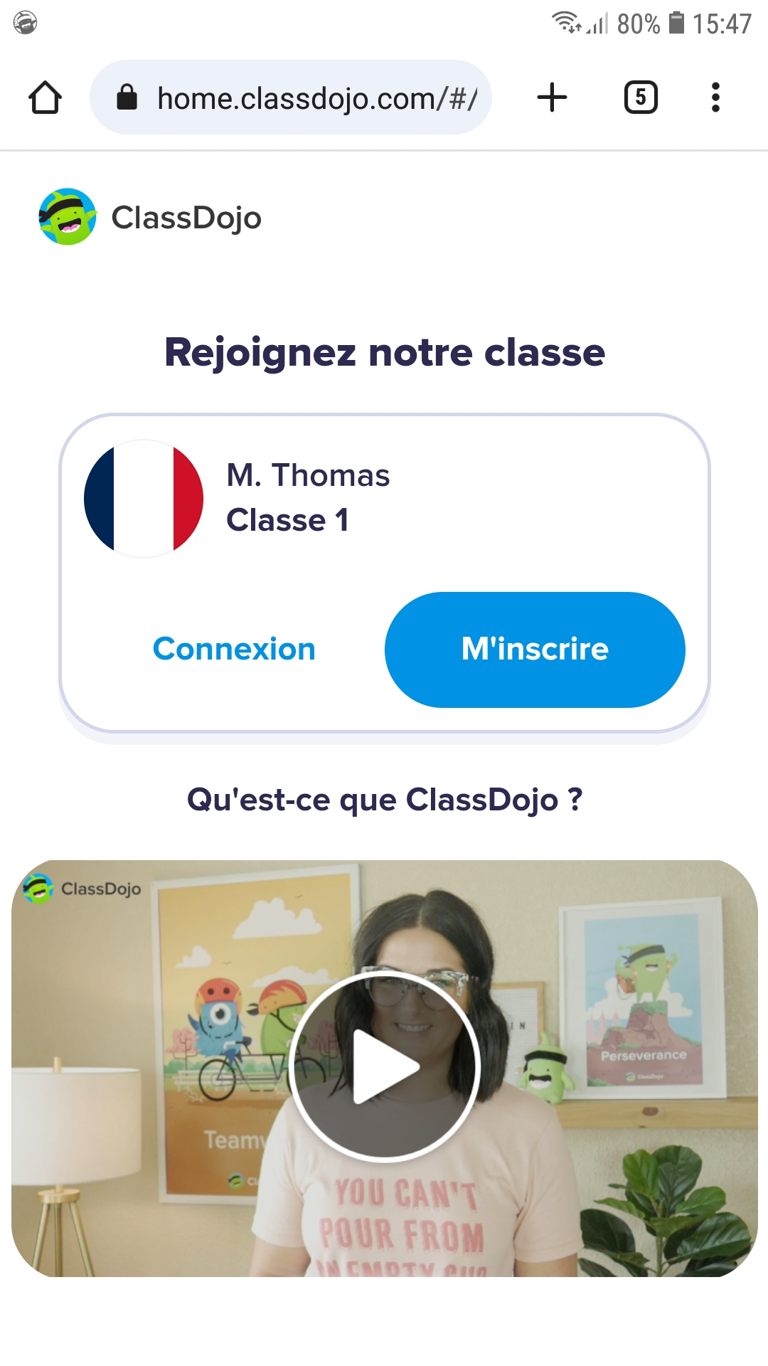 Classdojo Se Connecter