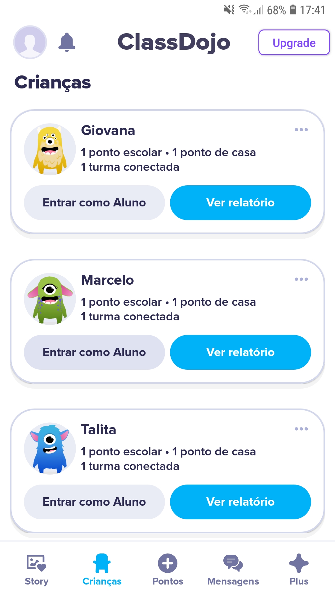 Acesse o QR Code individual do seu filho – ClassDojo Helpdesk